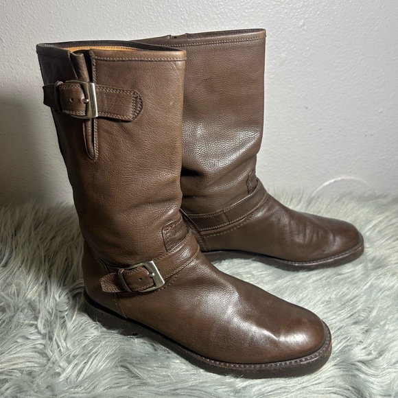 Arthur Beren | Shoes | Arthur Beren Gravati Womens Moto Ankle Brown ...